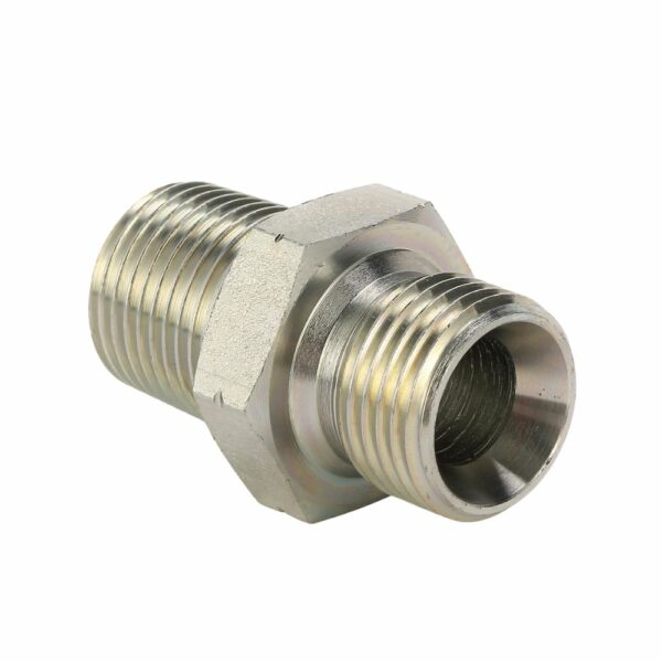 1BT-BSP Male Double Use For 60-Degree Cone Hydraulic fitting