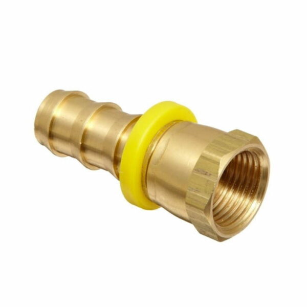 Brass Adapters Female JIC Flare Swivel Push-on Adapter