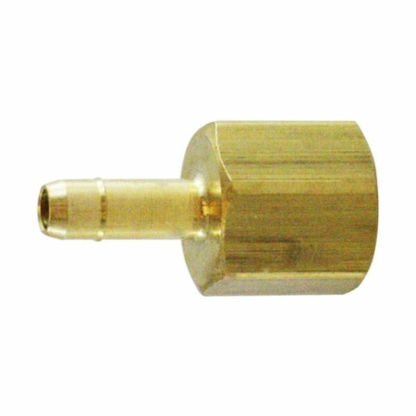 Brass Poly Pipe Barb Fittings -- Female Adapter